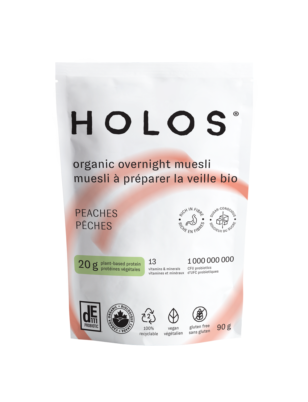 Peaches | Overnight Muesli | HOLOS