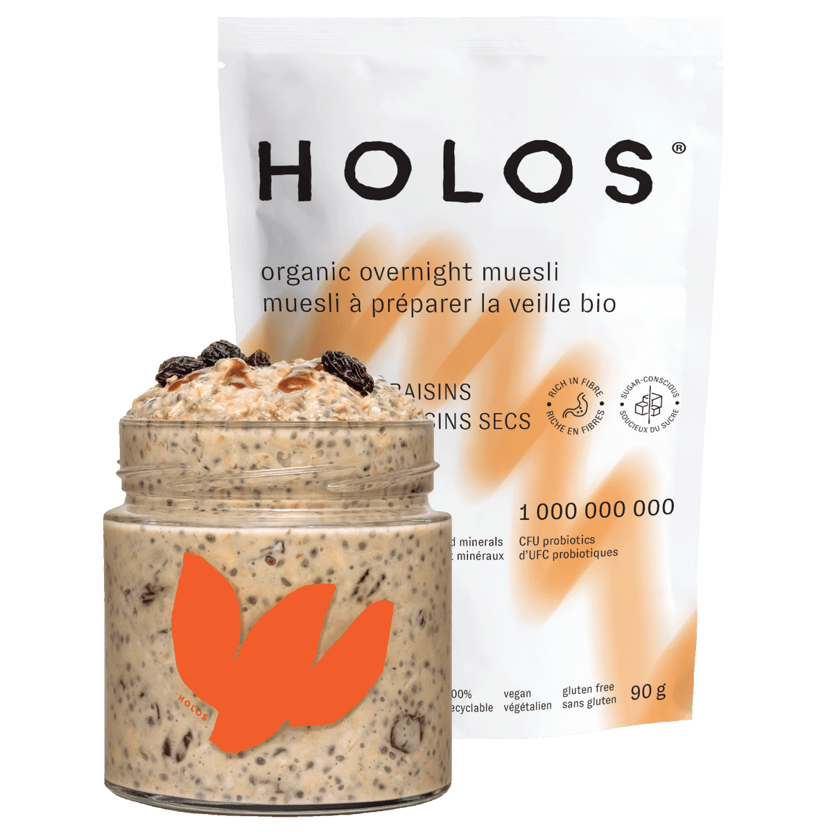 HOLOS Organic Overnight Muesli | Bircher Muesli