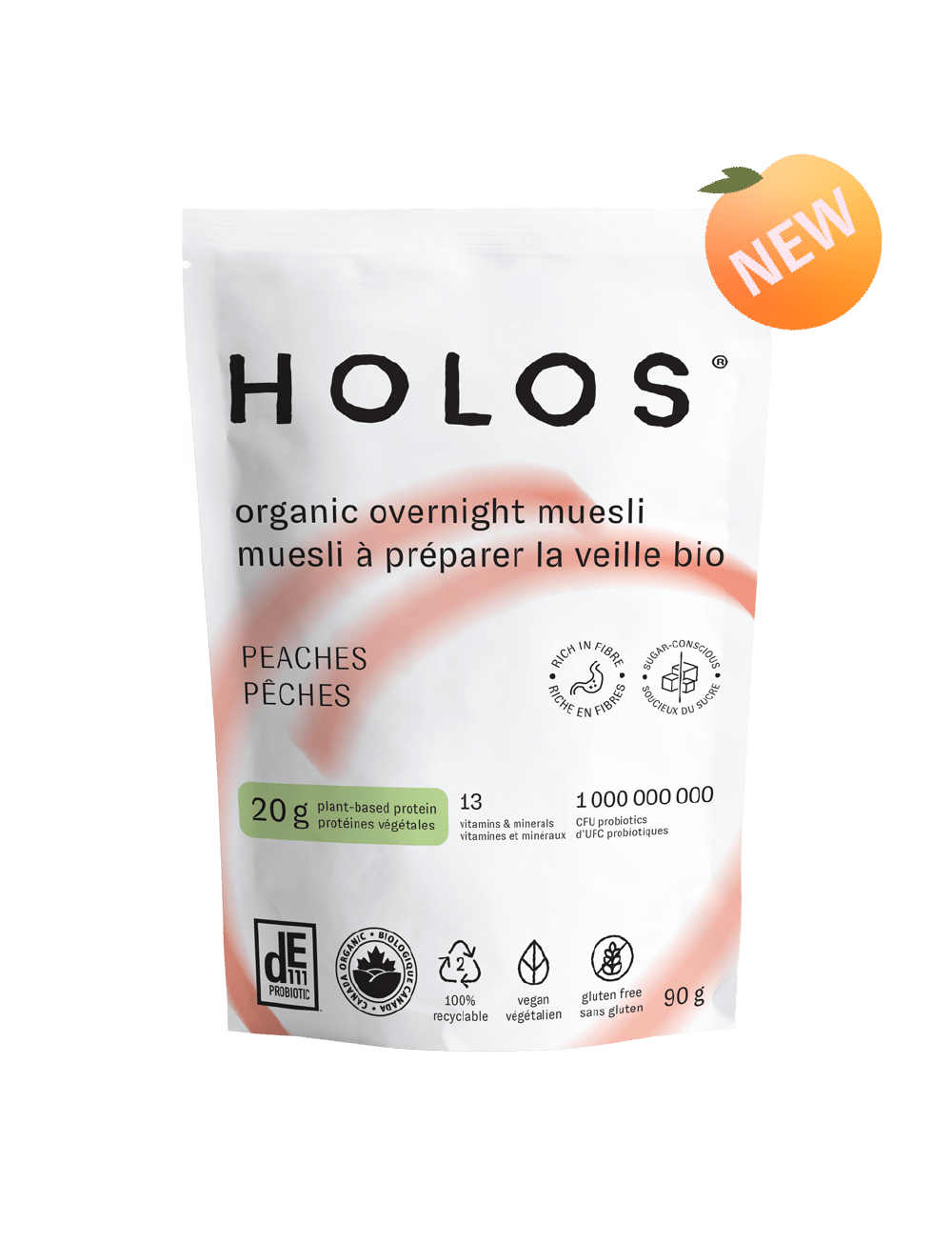 Peaches | Overnight Muesli | HOLOS